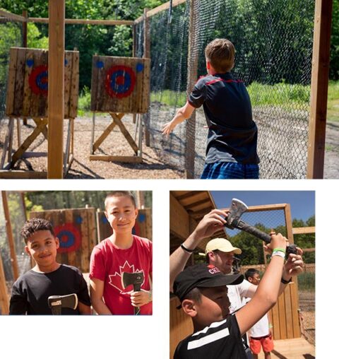 Axe Throwing - Muskoka Woods